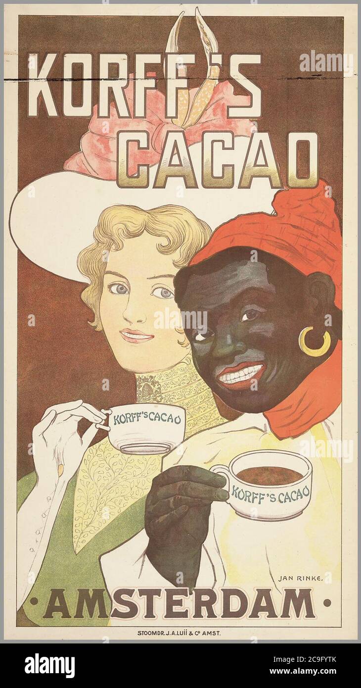 Jan Rinke - Korff's cacao, Amsterdam Stock Photo - Alamy