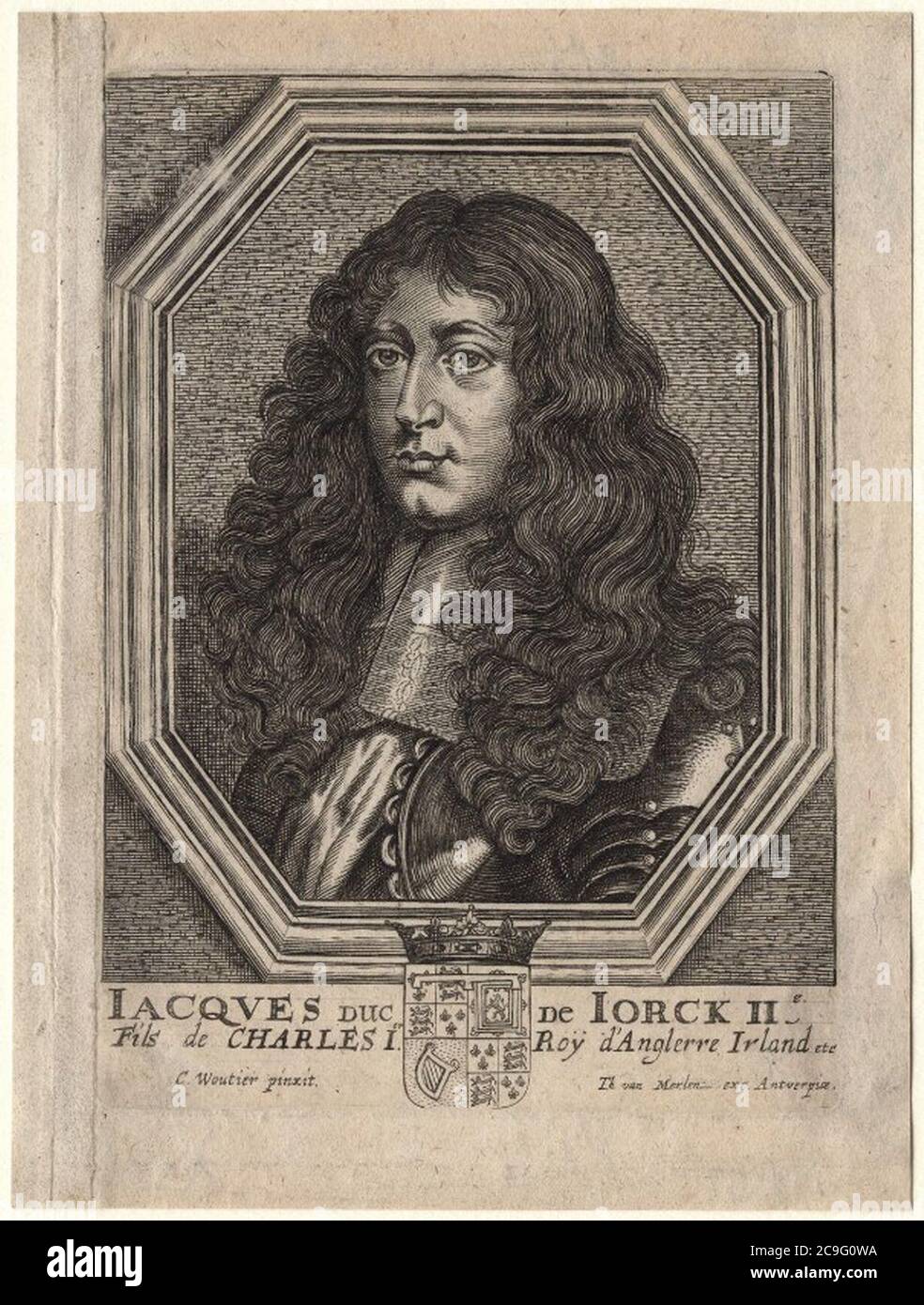 Jacobo II según wautier Stock Photo - Alamy