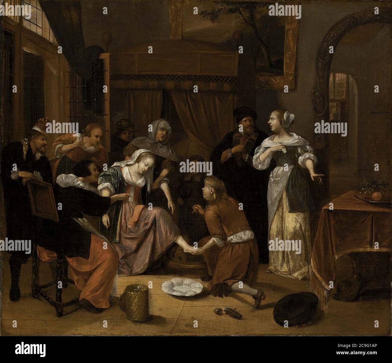 Jan steen doctors visit hi-res stock photography and images - Alamy
