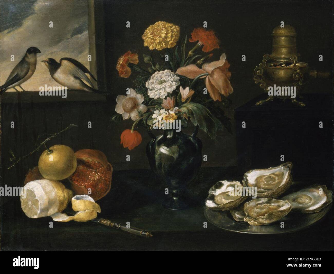 Jacques Linard - Still Life with the Four Elements Stock Photo - Alamy