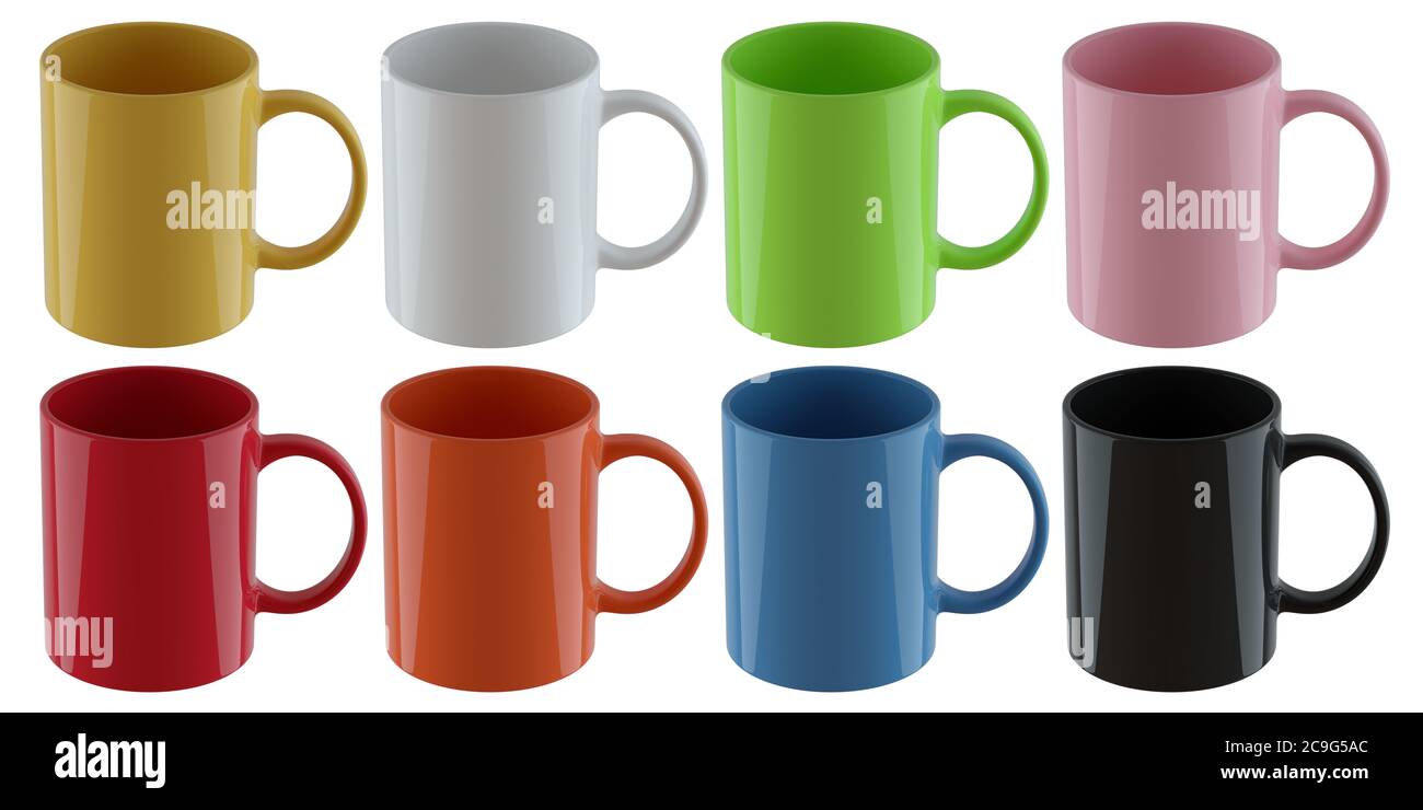 Standard colors white blue Cut Out Stock Images & Pictures - Alamy