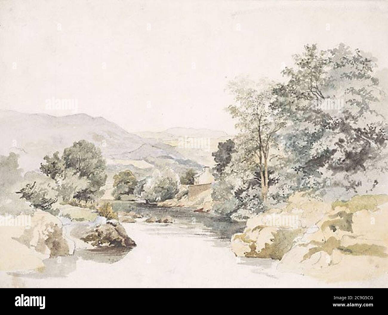 James Stark - River scene Stock Photo - Alamy
