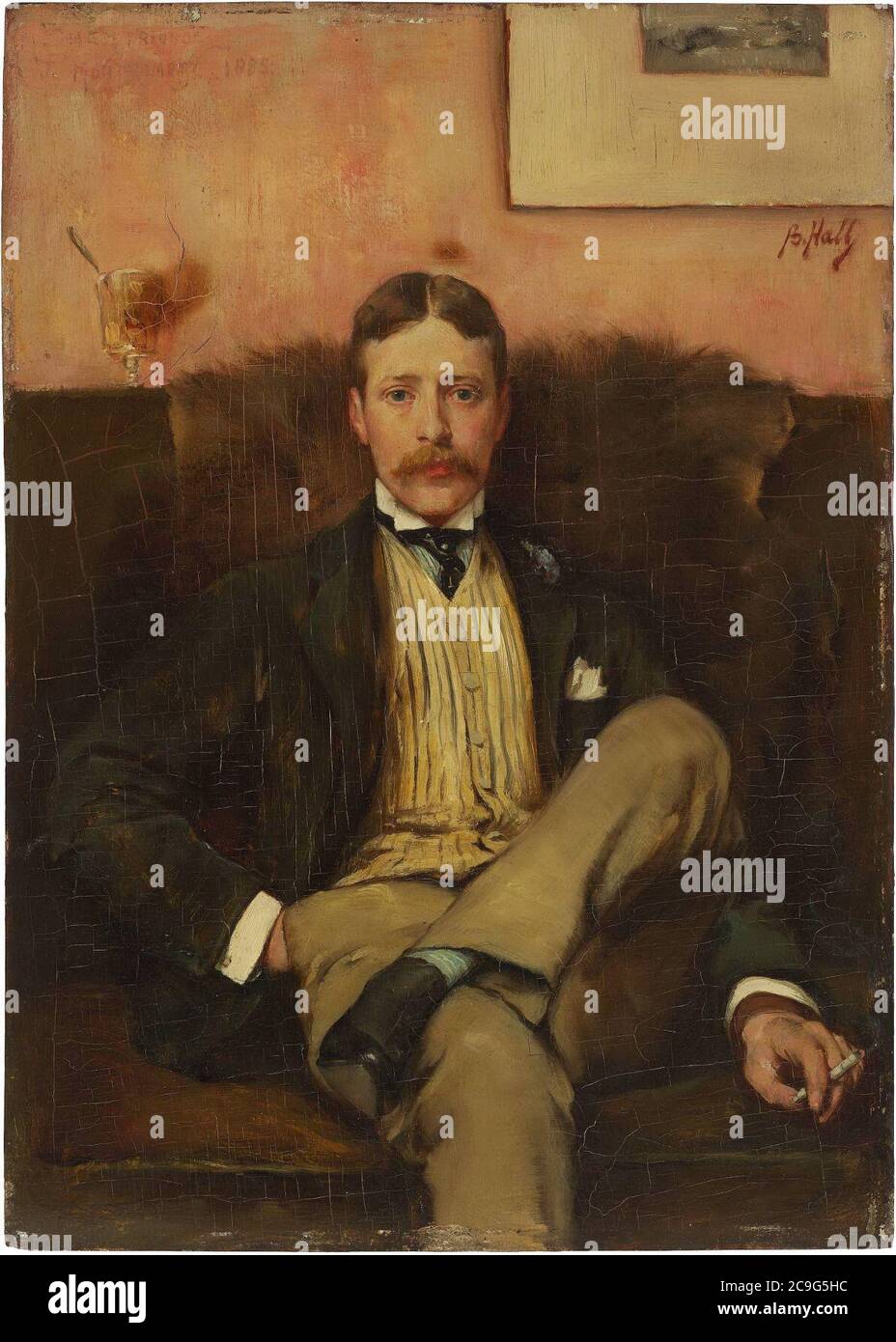 J. Montgomery, Esquire by Bernard Hall (1885, NGA Stock Photo - Alamy