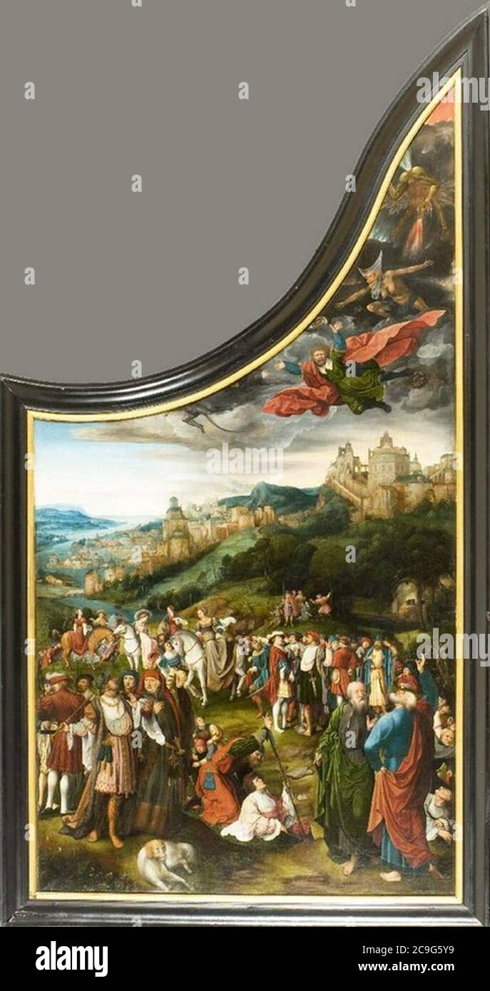 Jan Rombouts I - The Fall of Simon Magus Stock Photo - Alamy