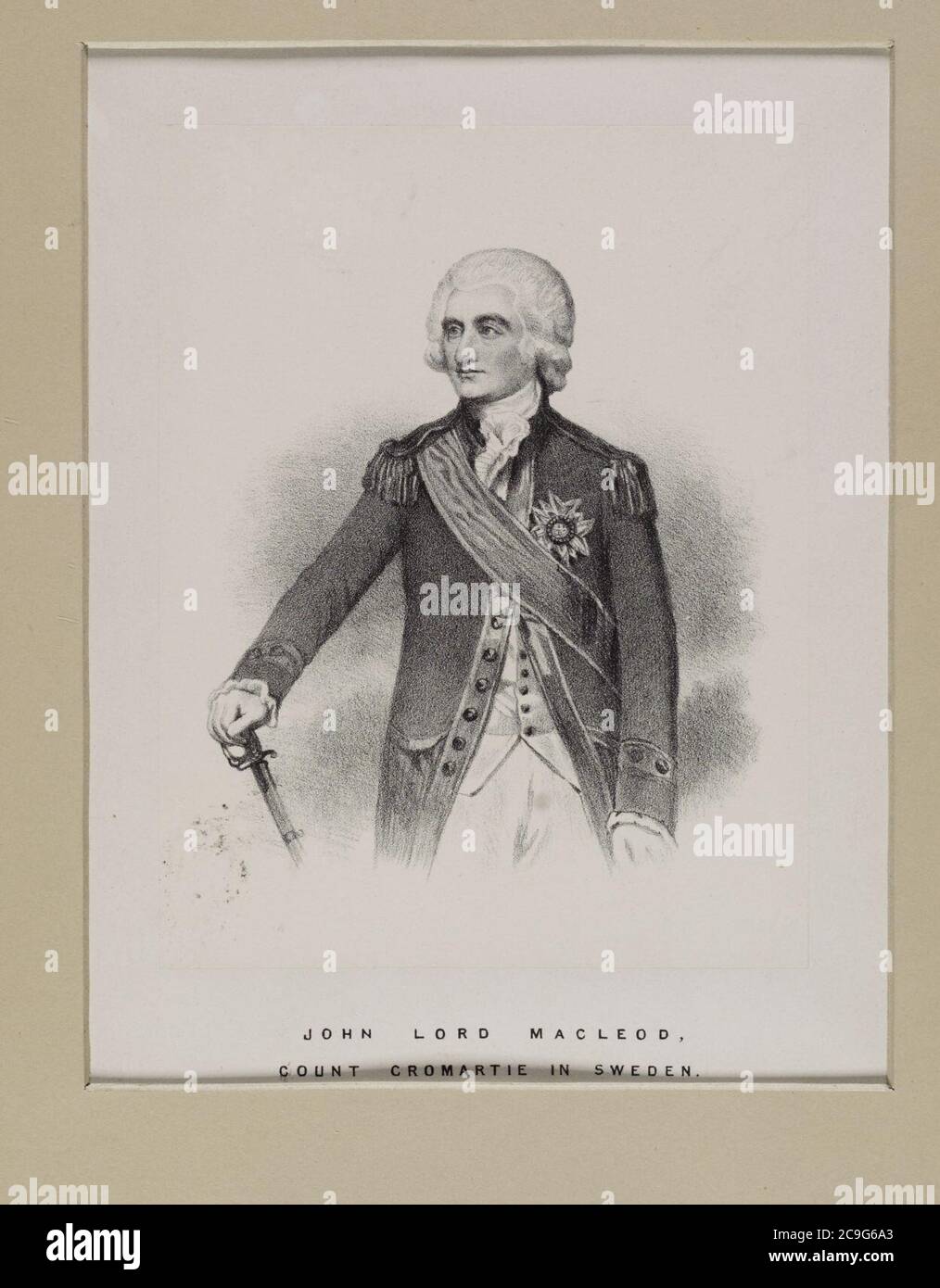 Jacobite broadside - John, Lord MACLEOD (1727- 1789) Count Cromartie in ...