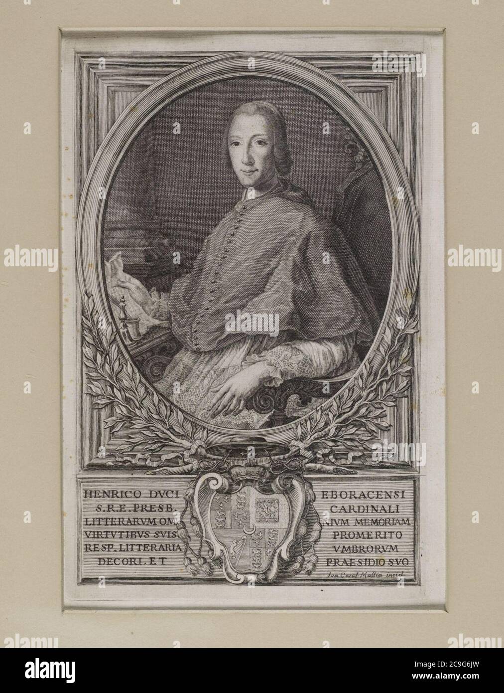Jacobite broadside - Prince Henry Benedict Clement Stuart Stock Photo - Alamy