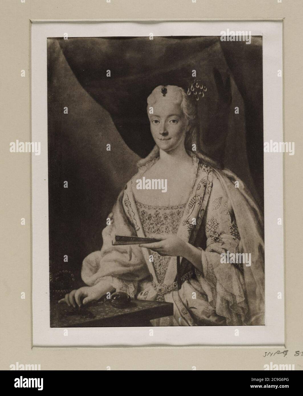 Jacobite broadside - Portrait of Princes Maria Clementina 03 Stock ...
