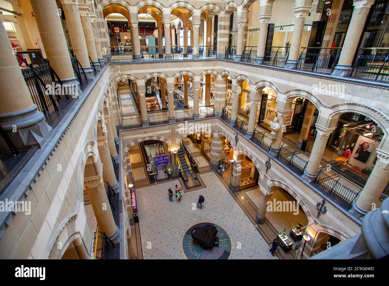 Magna Plaza Shopping Centre, Amsterdam, Netherlands Stock Photo - Alamy