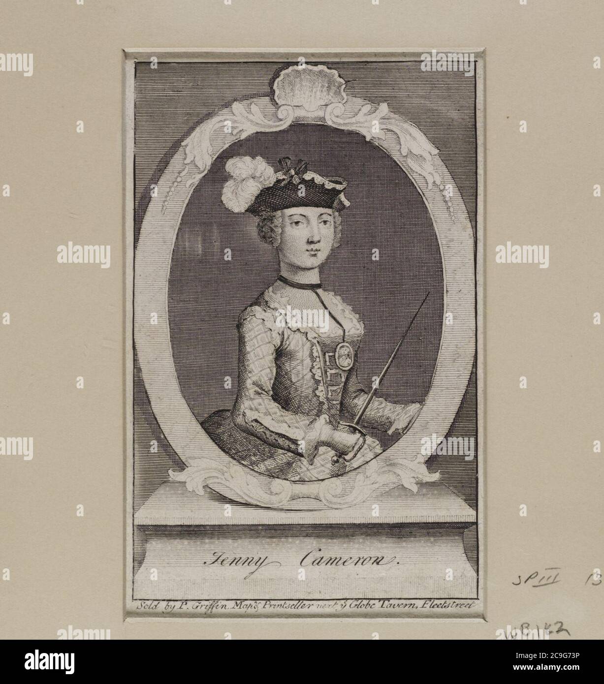 Jacobite broadside - Jenny Cameron Stock Photo - Alamy