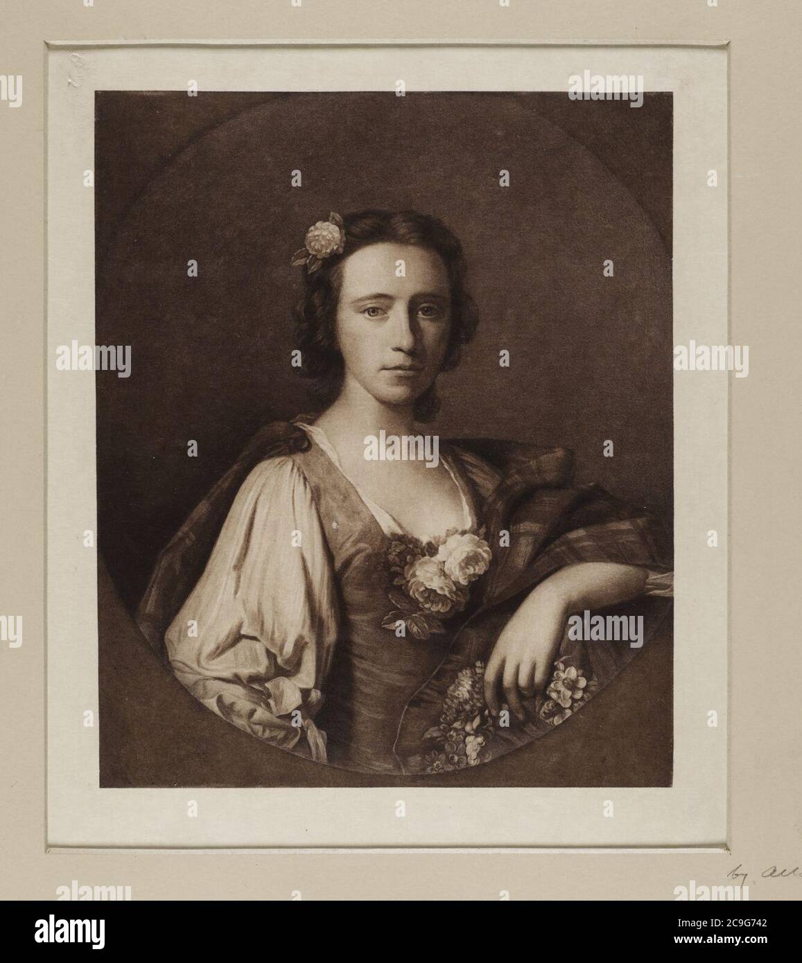 Jacobite broadside - Portrait of Flora Macdonald (1722-1790 Stock Photo - Alamy