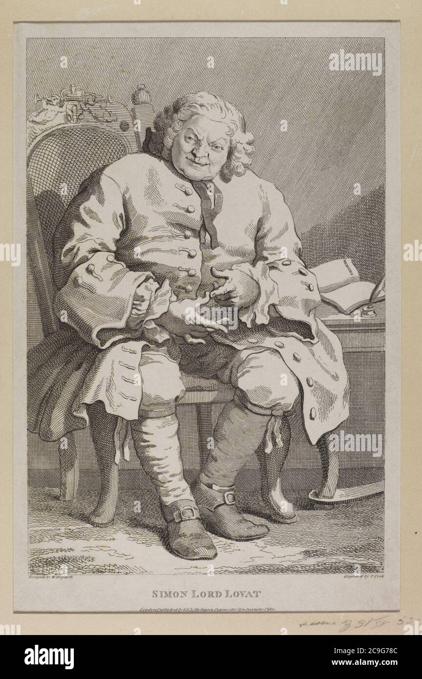 Jacobite broadside - Simon Lord Lovat 02 Stock Photo - Alamy