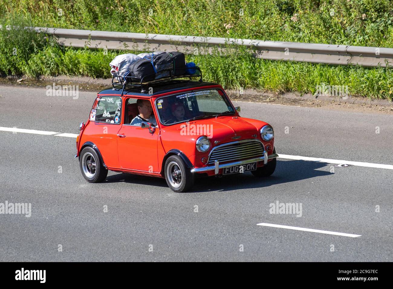 1972 red black morris mini hi-res stock photography and images - Alamy