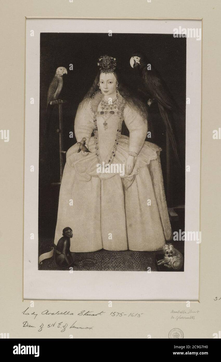 Jacobite broadside - Lady Arabella Stuart (1575- 1615 Stock Photo - Alamy