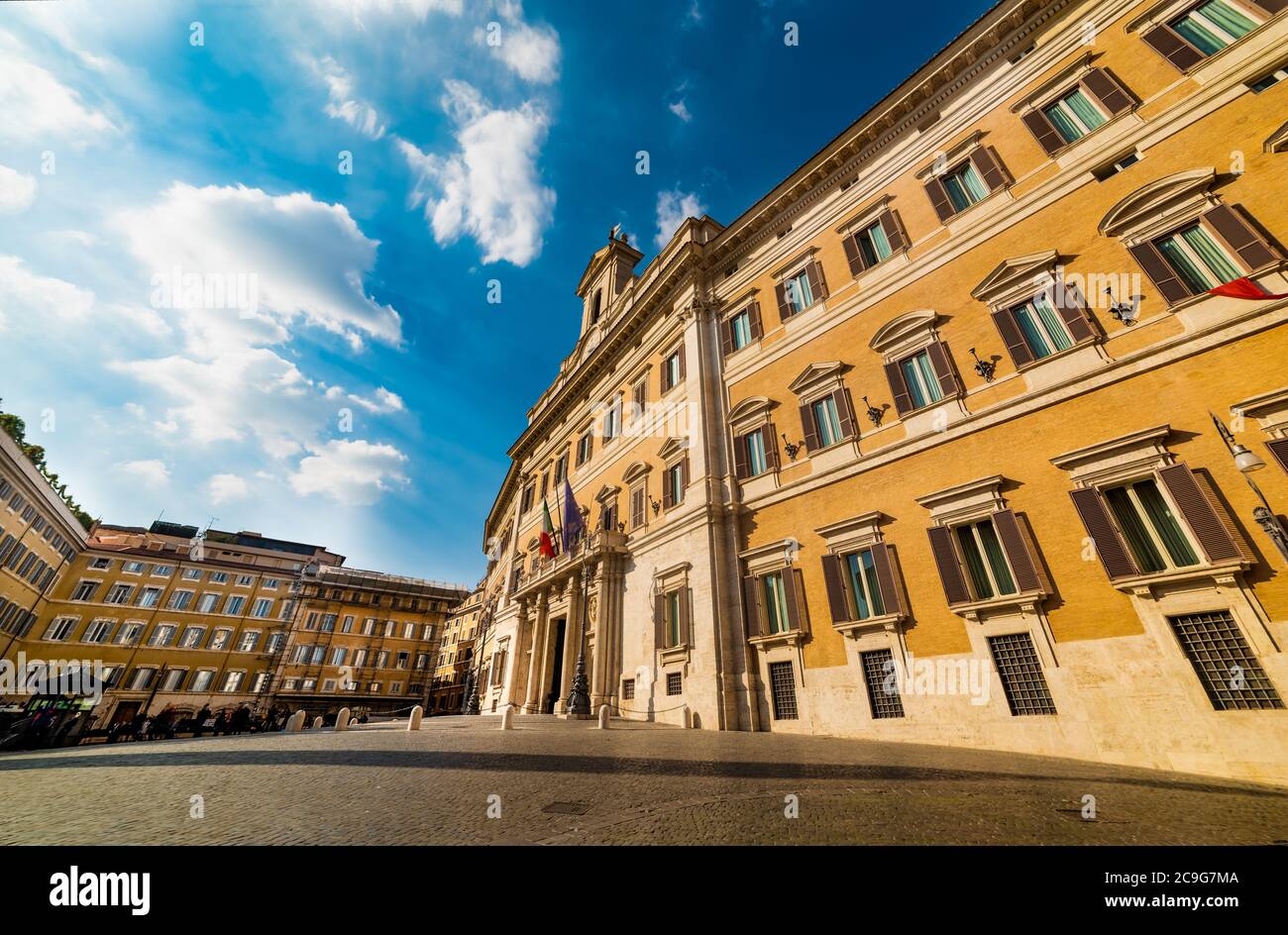 Montecitorio place hi-res stock photography and images - Alamy