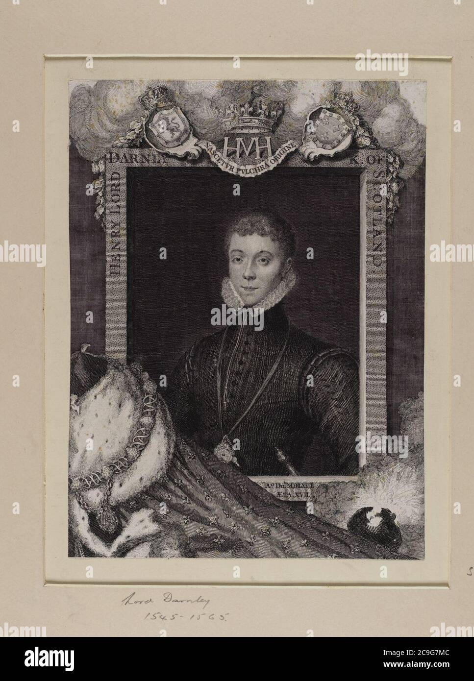 Jacobite broadside - Henry Stewart, Lord Darnley (1545-1567 Stock Photo ...