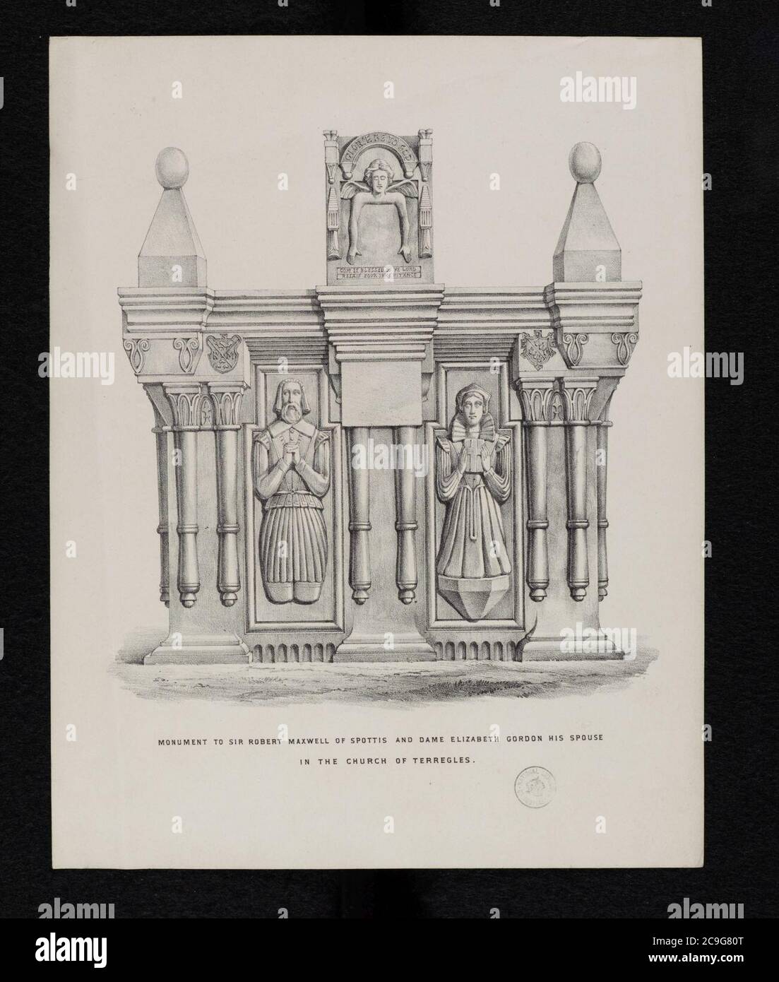 Jacobite broadside - Reproductions of monuments in the Church of ...