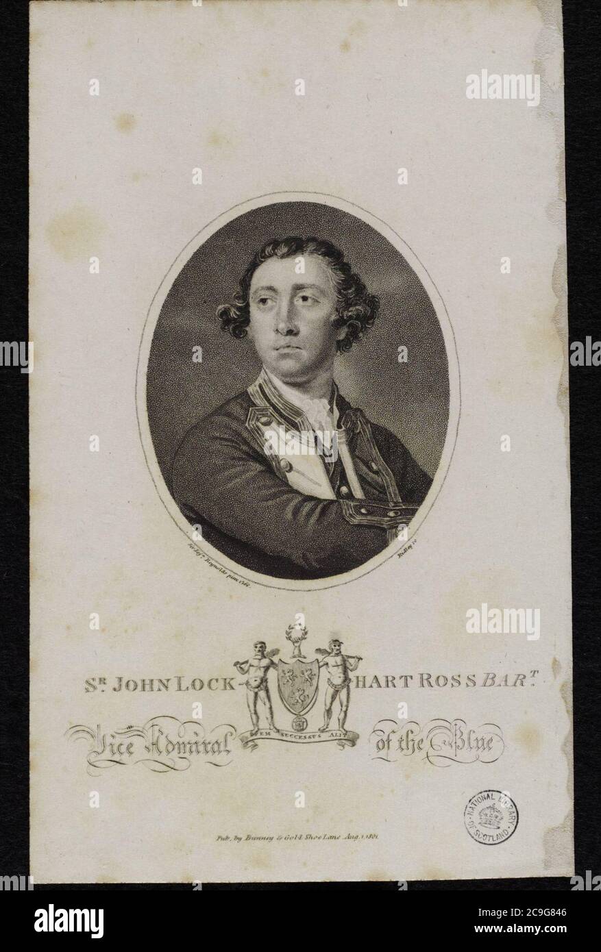 Jacobite broadside - Sir John Lockhart Ross, published by Burney and ...