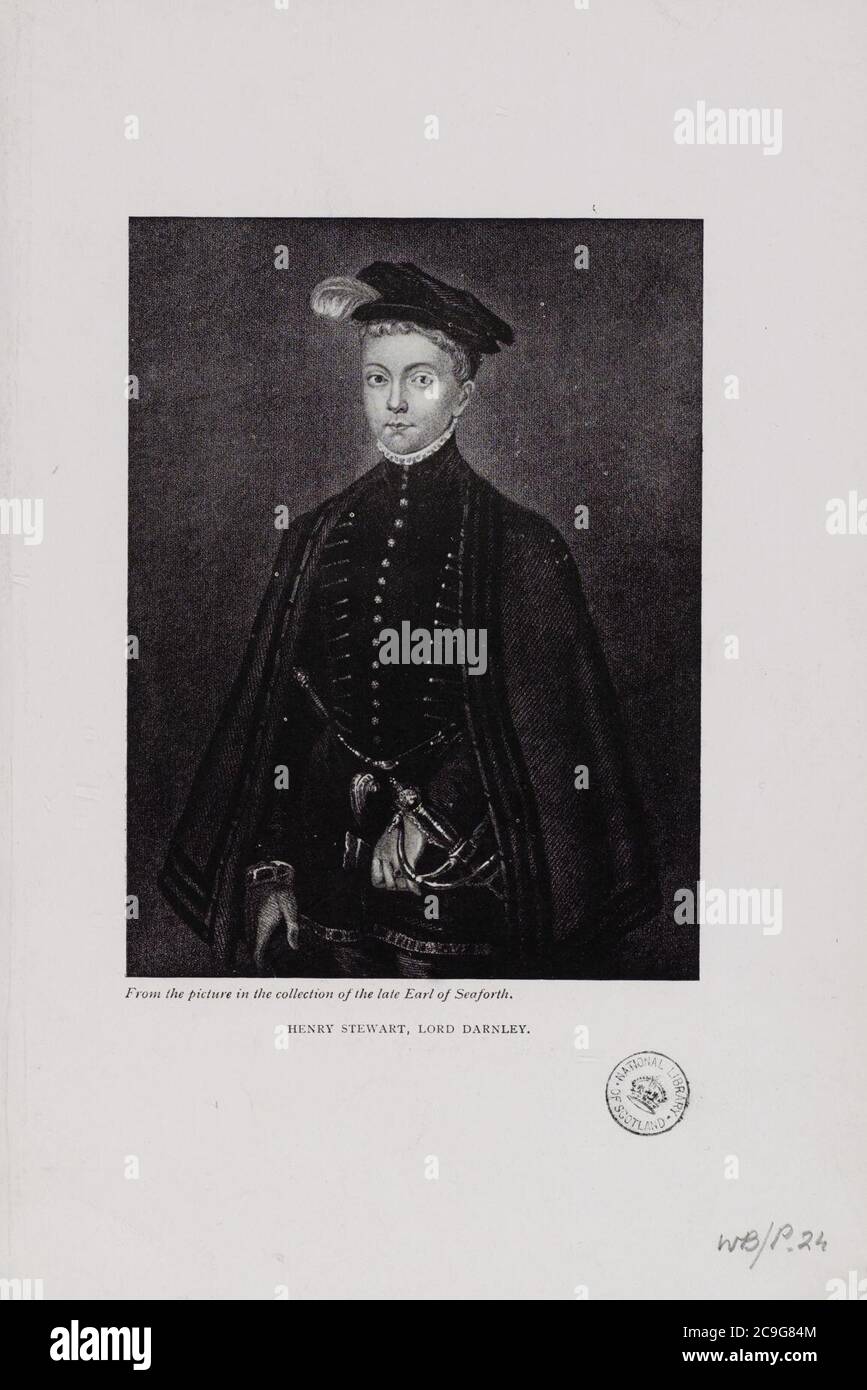 Jacobite broadside - Henry Stewart, Lord Darnley Stock Photo - Alamy