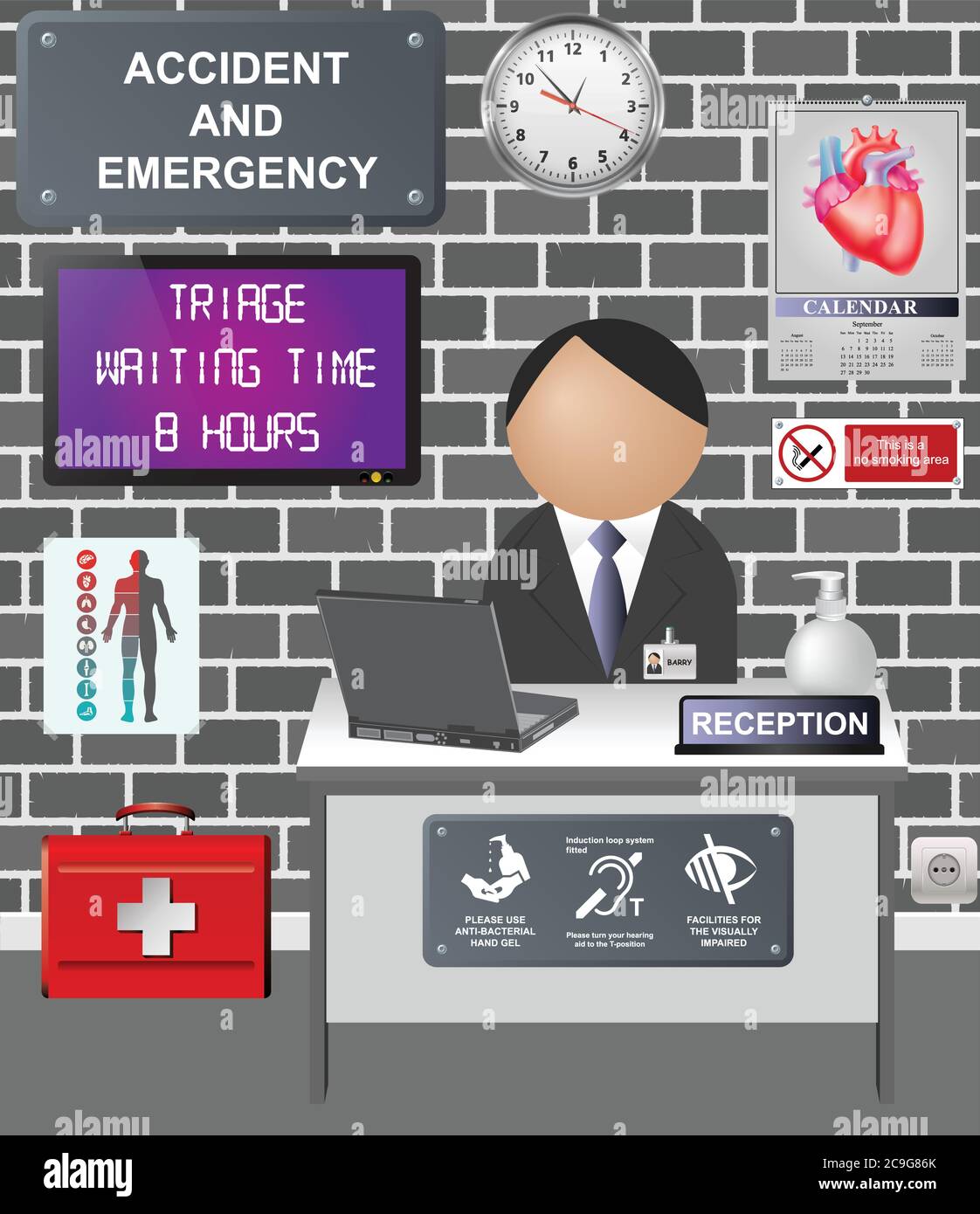 Nhs consultant doctor hospital Stock Vector Images - Alamy