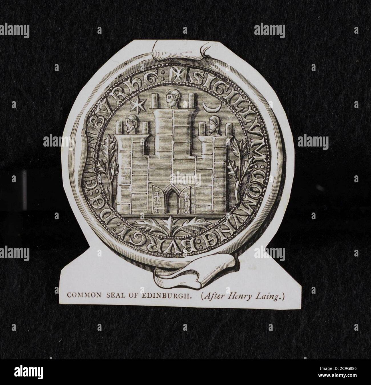 Jacobite broadside - Common seal of Edinburgh (After Henry Laing Stock ...