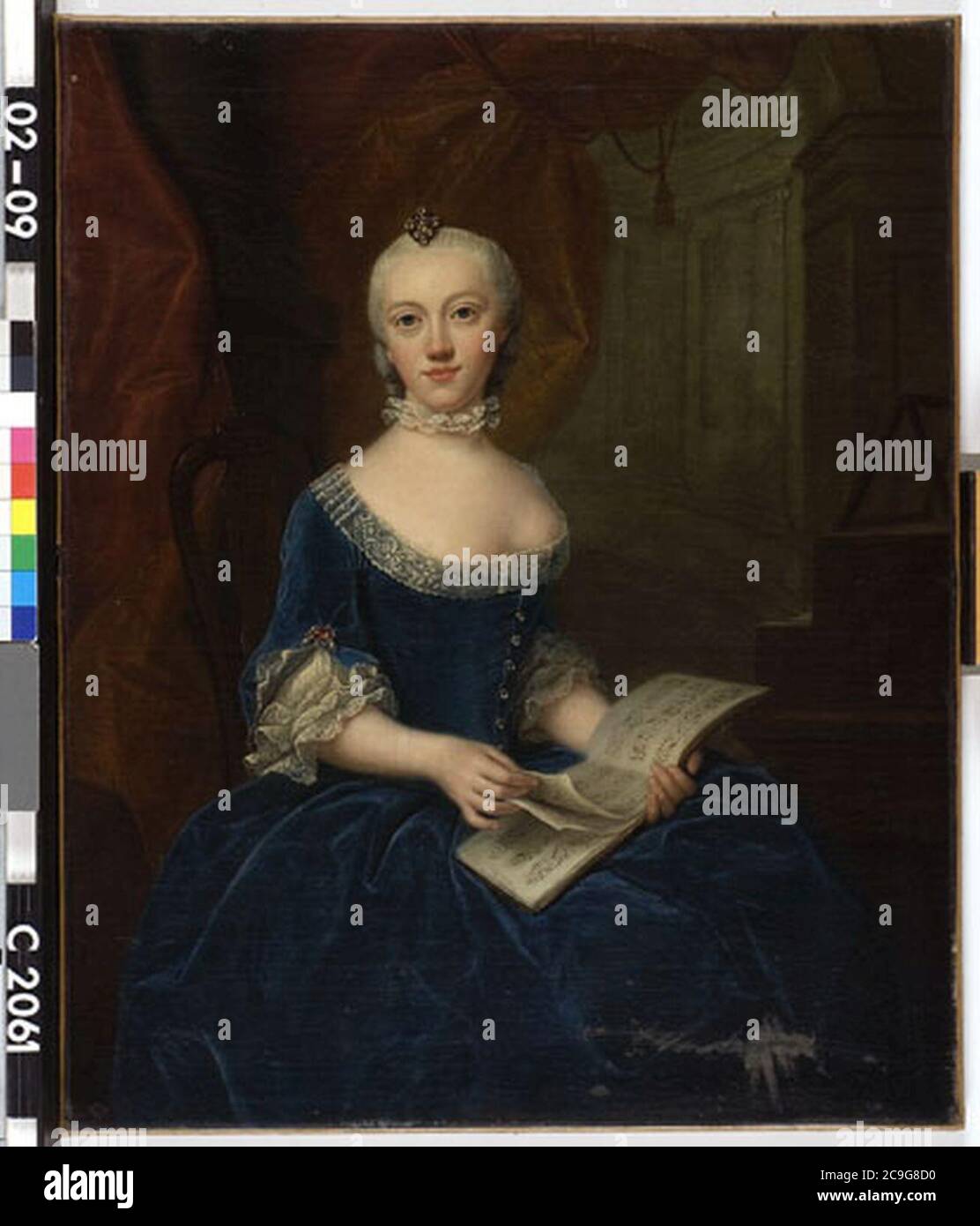 J. Fournier - Anna Cornelia van Neck (1732-1786 Stock Photo - Alamy