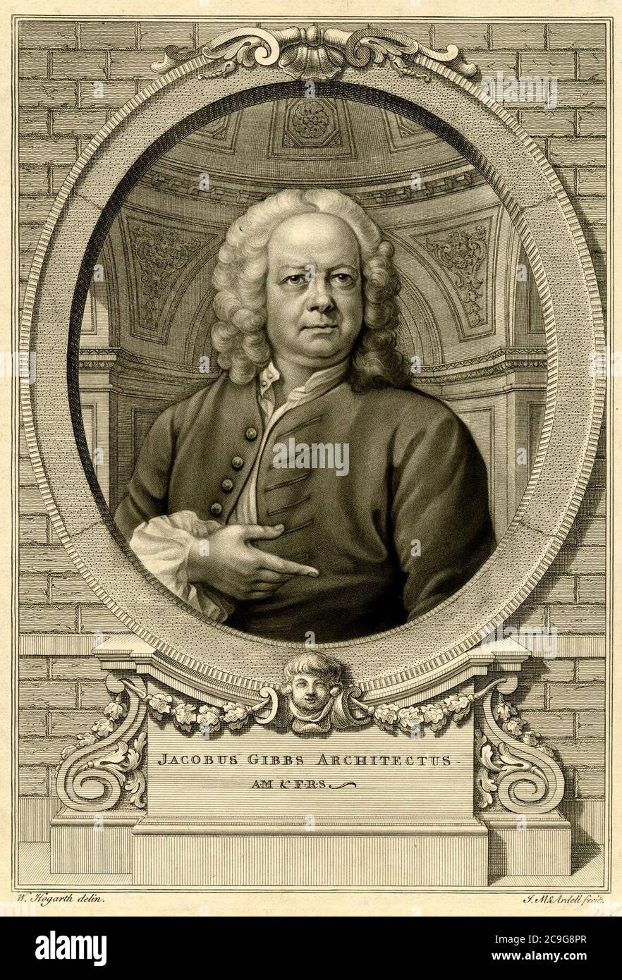 James Gibbs, Architect, AM & FRS (BM 1902,1011.3284 Stock Photo - Alamy
