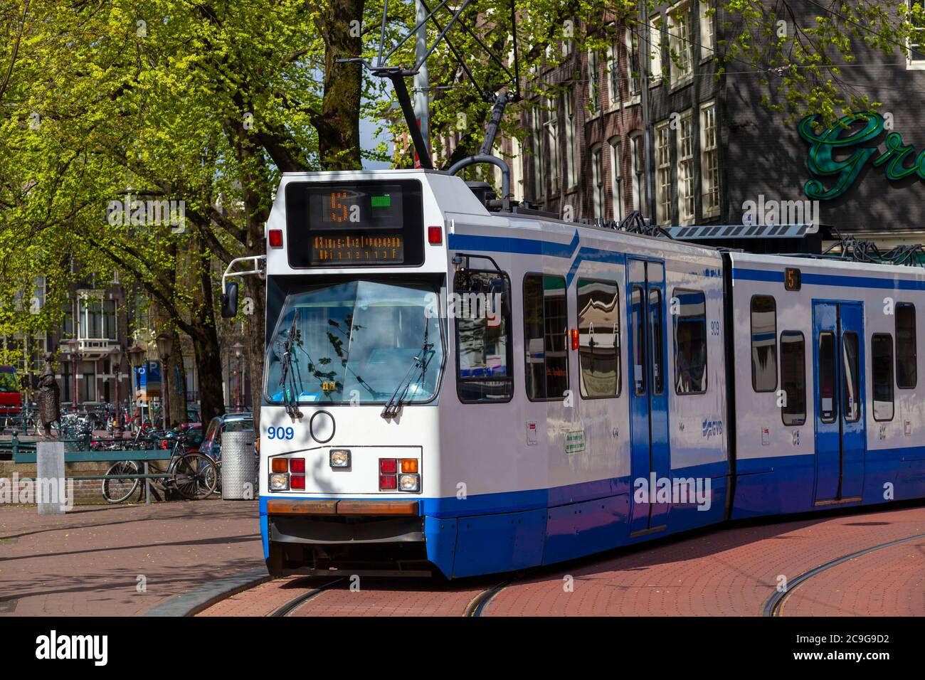 Tram, Amsterdam, Netherlands Stock Photo - Alamy