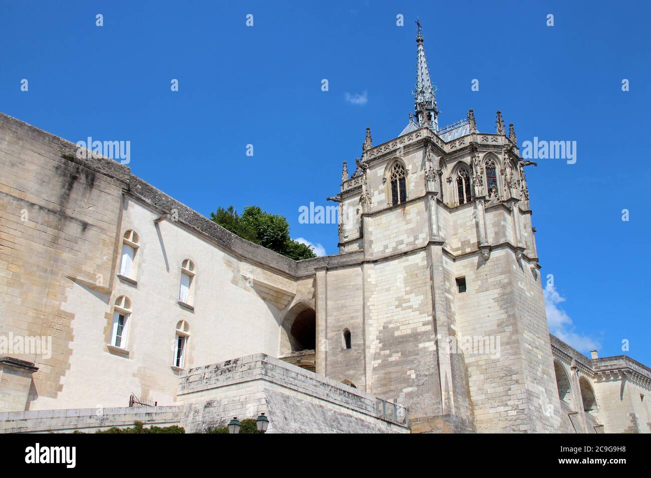 saint-hubert chapel - castle of amboise - france Stock Photo - Alamy