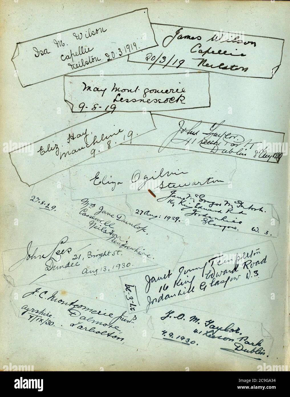 James Wilson 20 3 1919 Stock Photo - Alamy