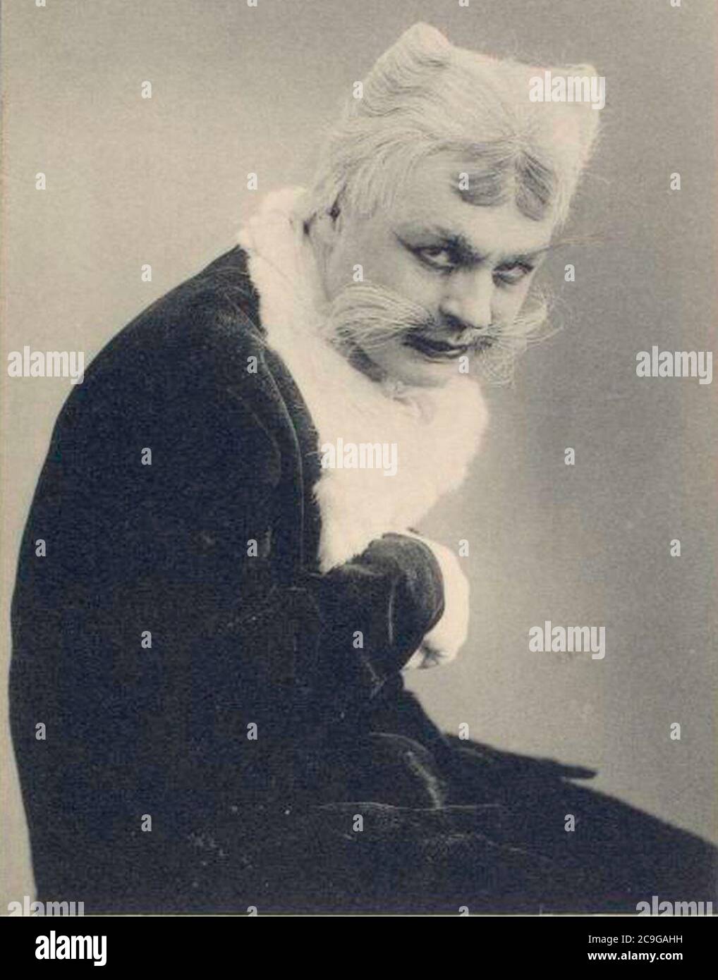 Ivan Moskvin as the Cat in The Blue Bird 1908 trim Stock Photo - Alamy