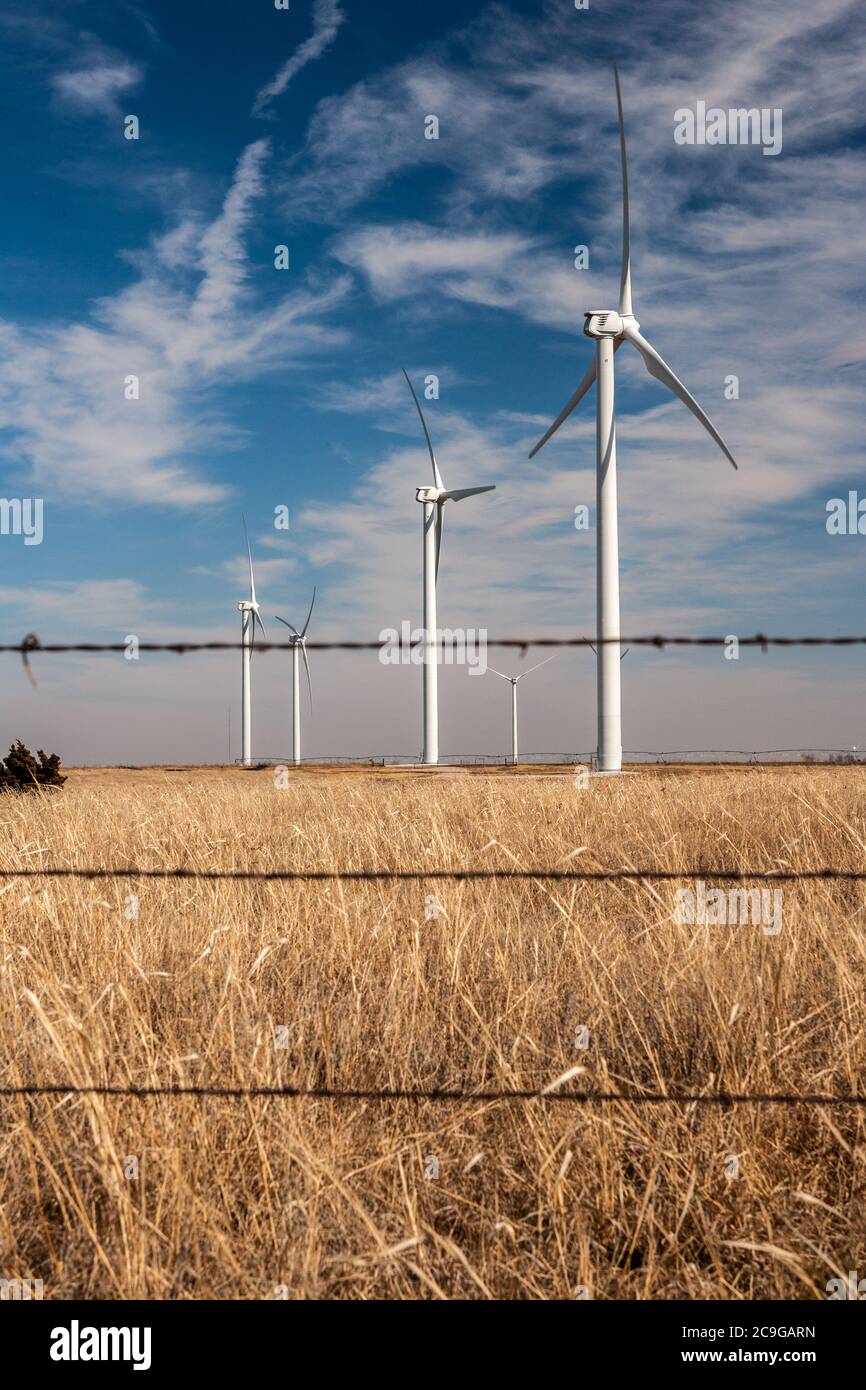 Kansas Wind Farm Stock Photo - Alamy