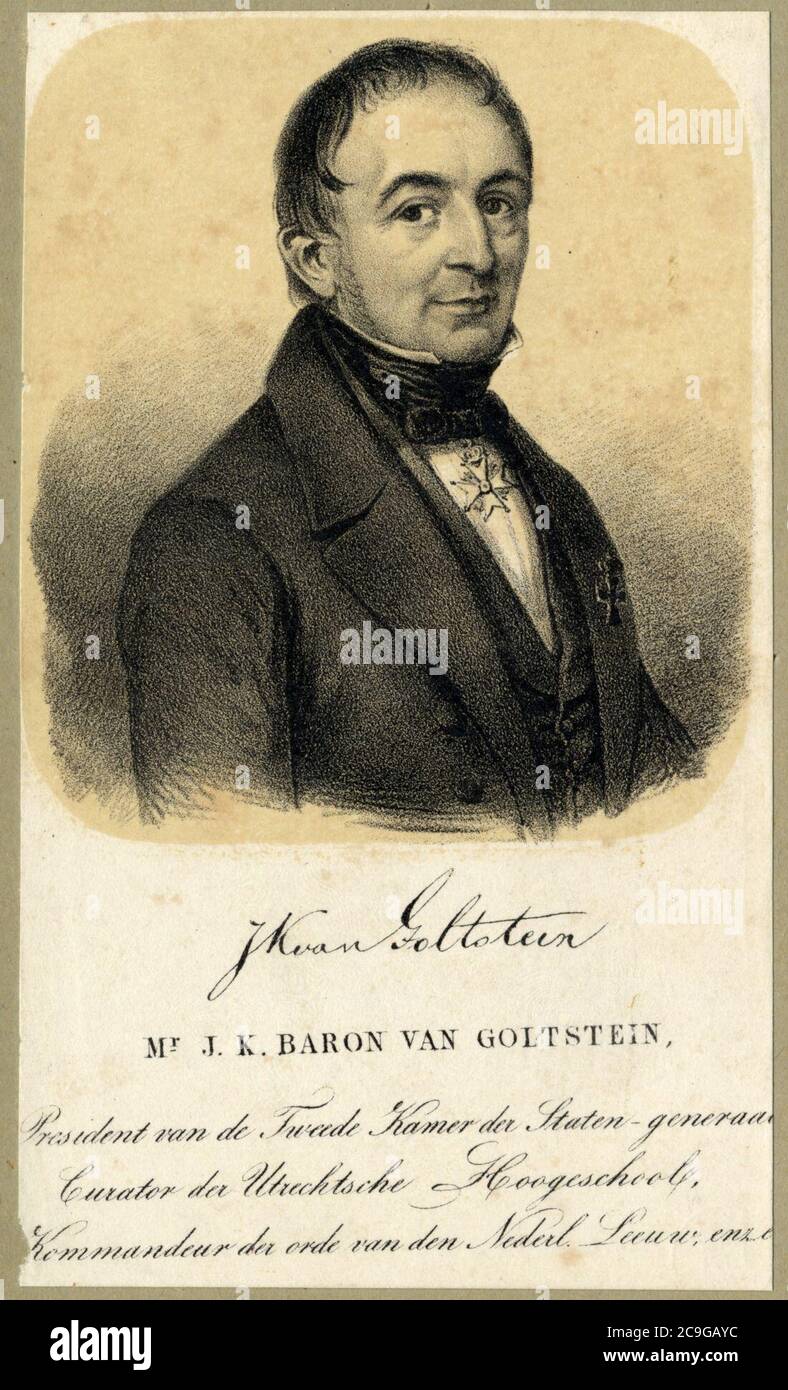 J.K. baron van Goltstein Stock Photo - Alamy