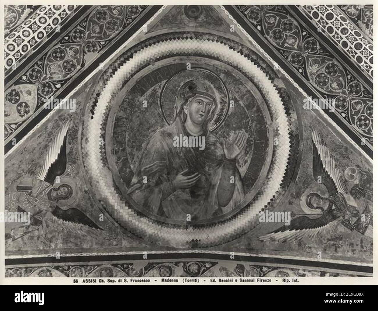 Jacopo torriti volta dei quattro intercessori 19 Stock Photo - Alamy