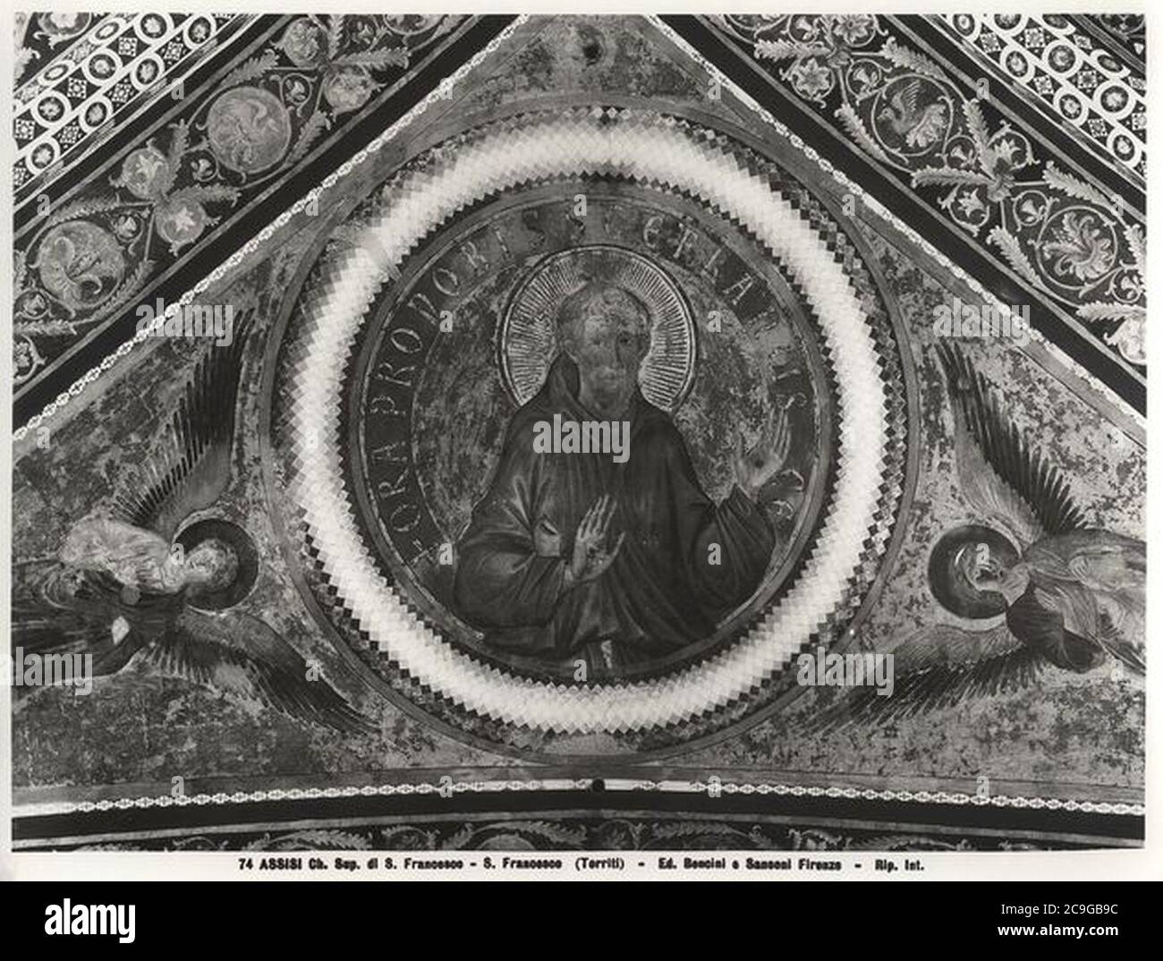 Jacopo torriti volta dei quattro intercessori 37 Stock Photo - Alamy