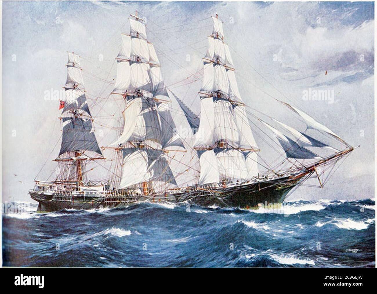 Jack Spurling - James Baines (clipper ship Stock Photo - Alamy