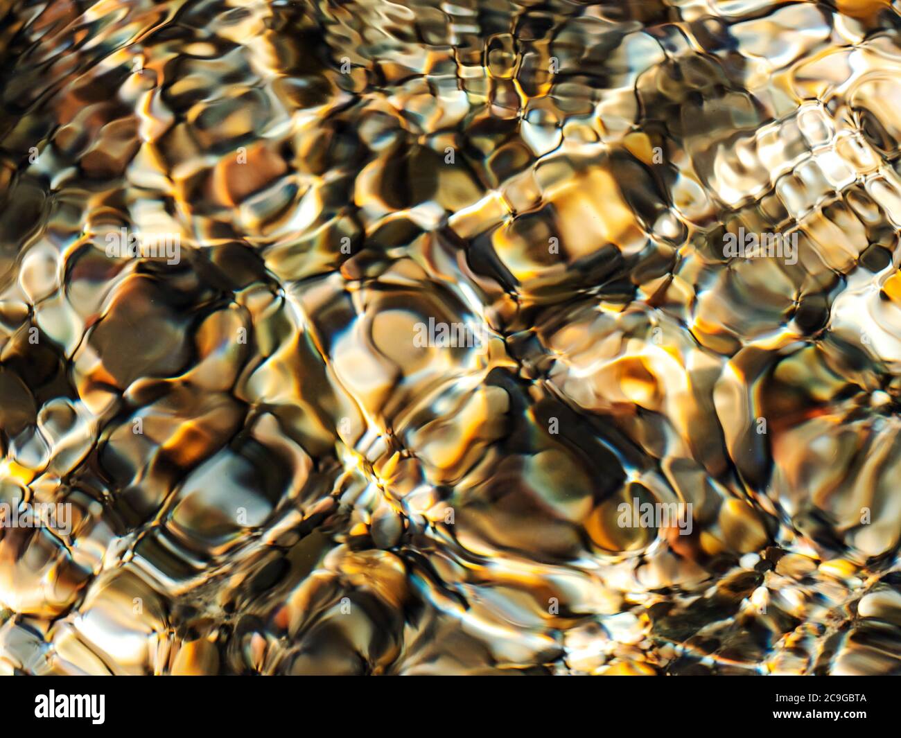 Background texture for relaxation. Stones at the bottom of a reservoir ...