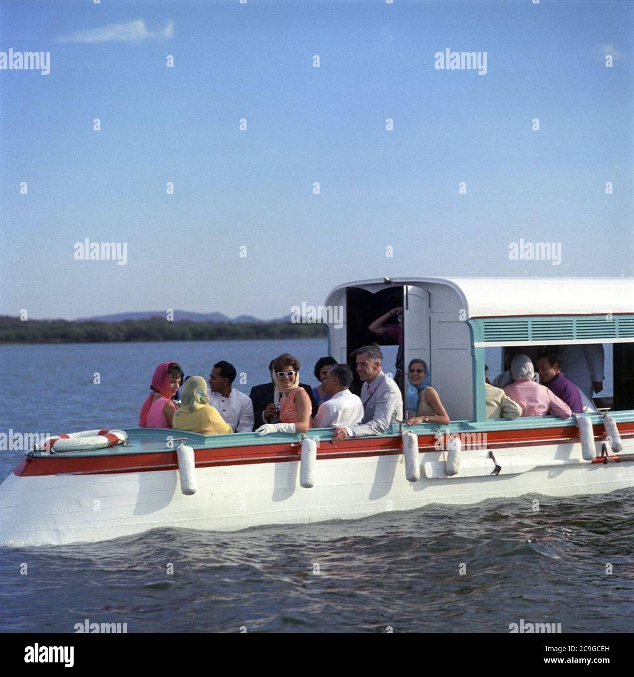 Kennedy jacqueline boat hi-res stock photography and images - Alamy