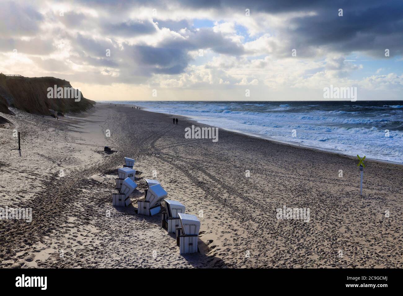 Landscape at the beach of Sylt, Germany, Europe Stock Photo - Alamy