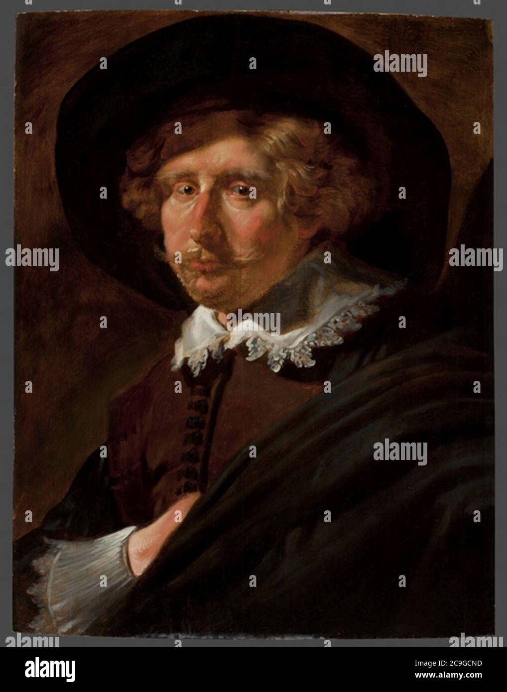 Jan Cossiers - Portrait of a Man Stock Photo - Alamy
