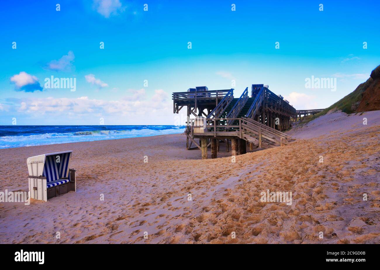 Landscape at the beach of Sylt, Germany, Europe Stock Photo - Alamy