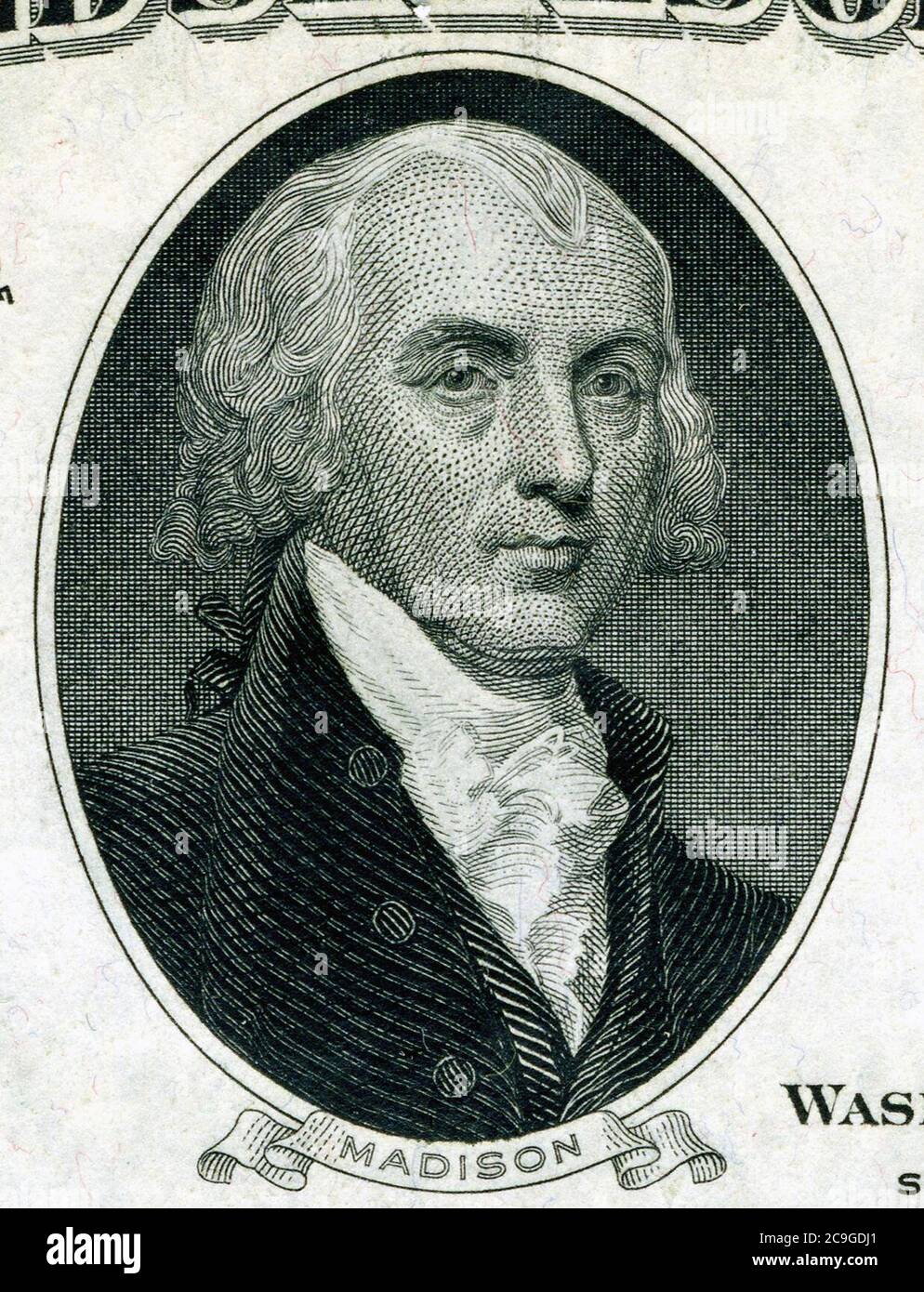 Vintage portrait of james madison hi-res stock photography and images ...