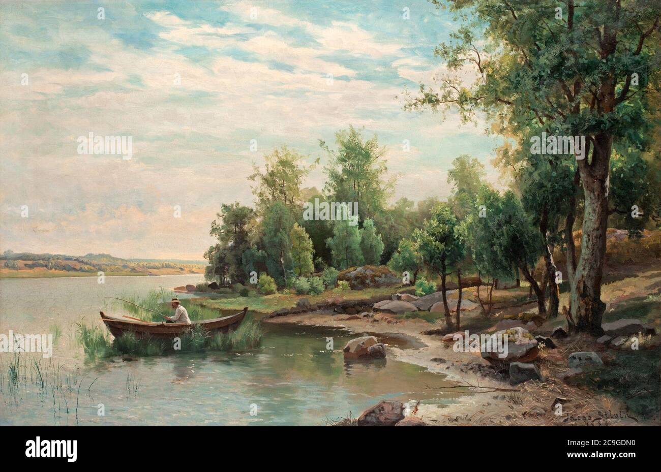 Man in a boat hi-res stock photography and images - Alamy