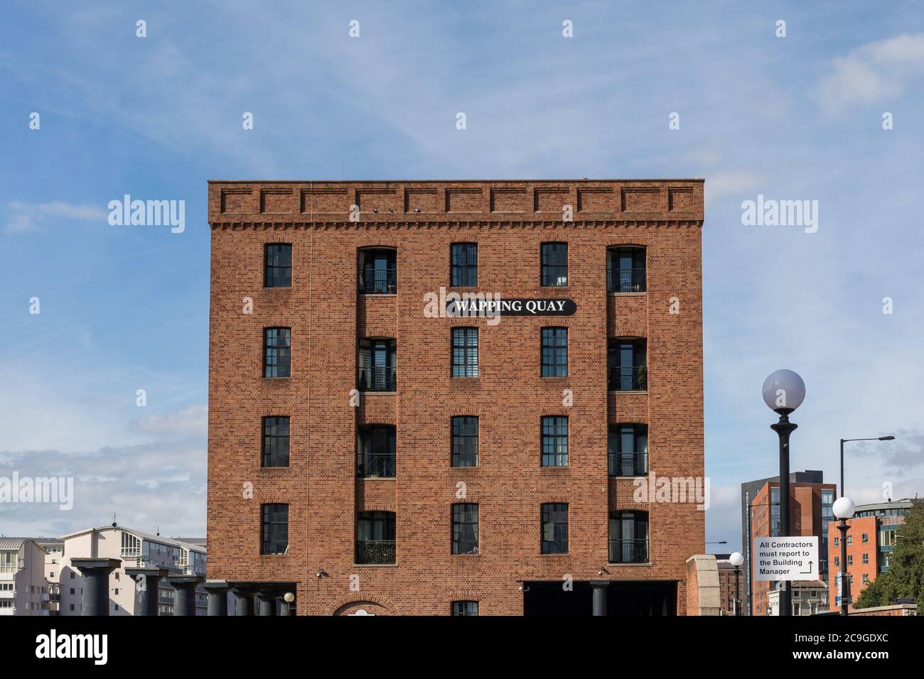 Wapping Quay, Liverpool, Merseyside, United Kingdom Stock Photo - Alamy