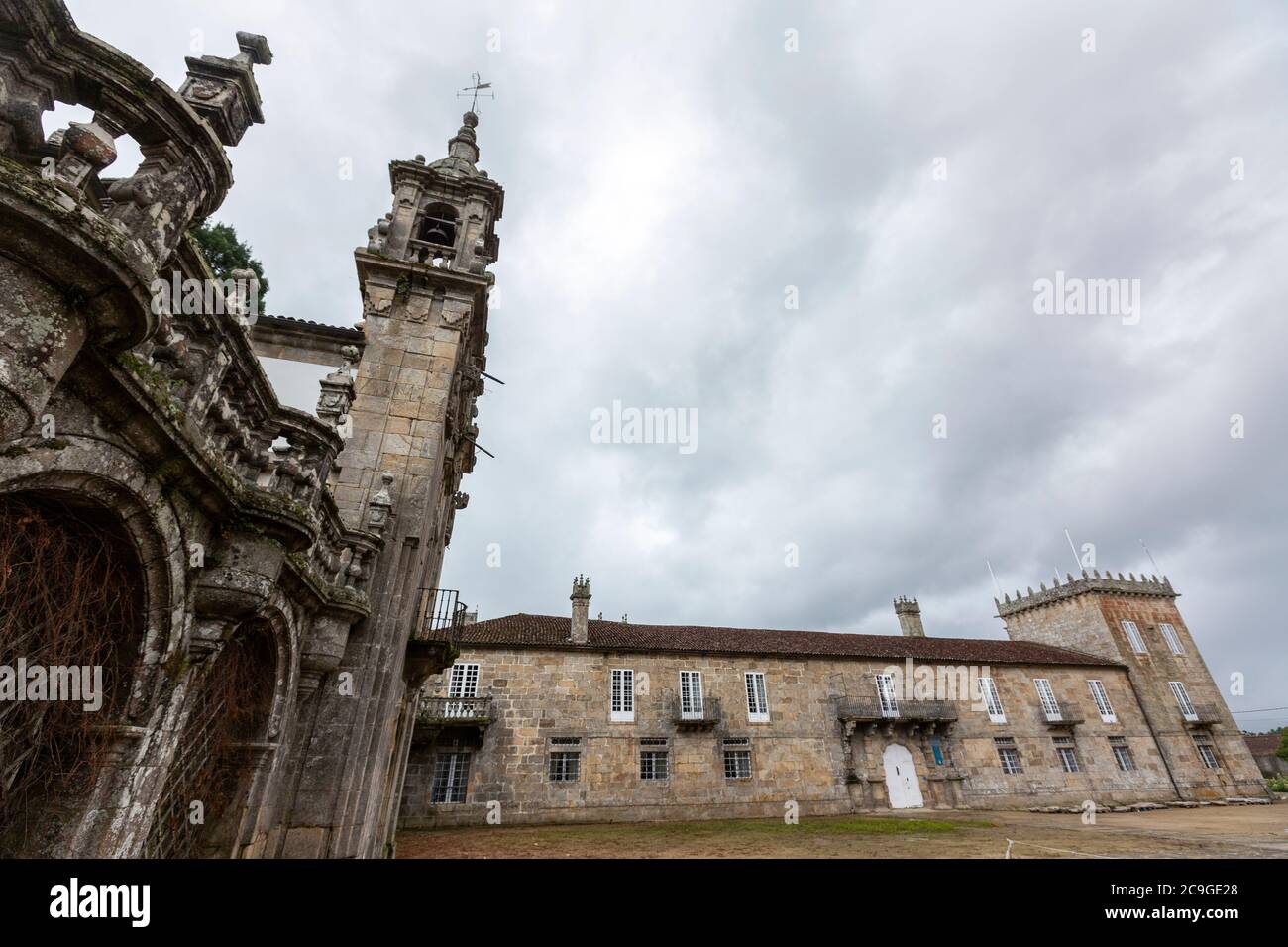 Church of San Antonio de Padua. Pazo de Oca, A Estrada, Galicia, Spain ...