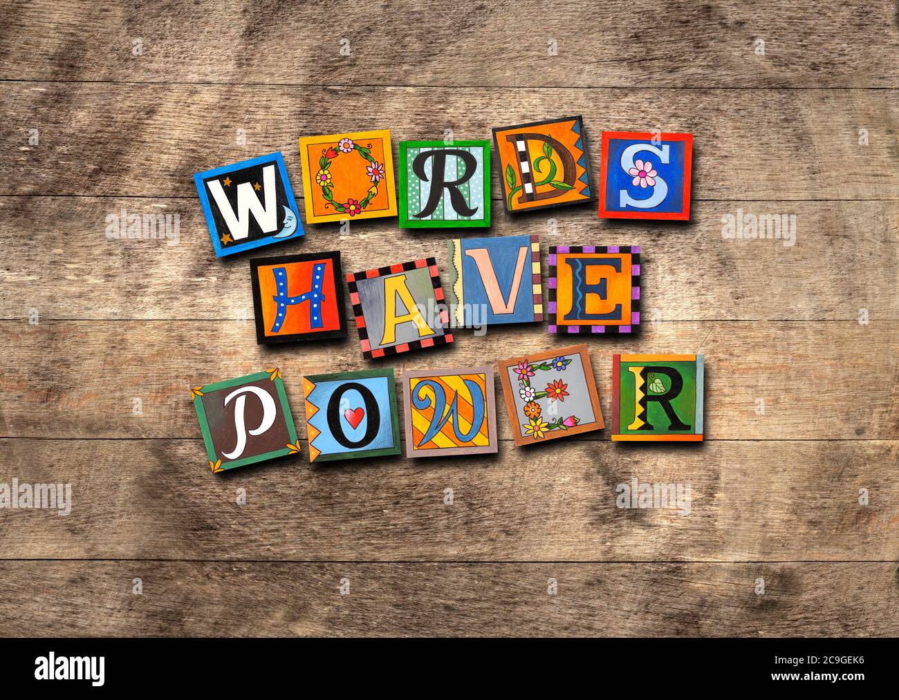 Power word hi-res stock photography and images - Alamy