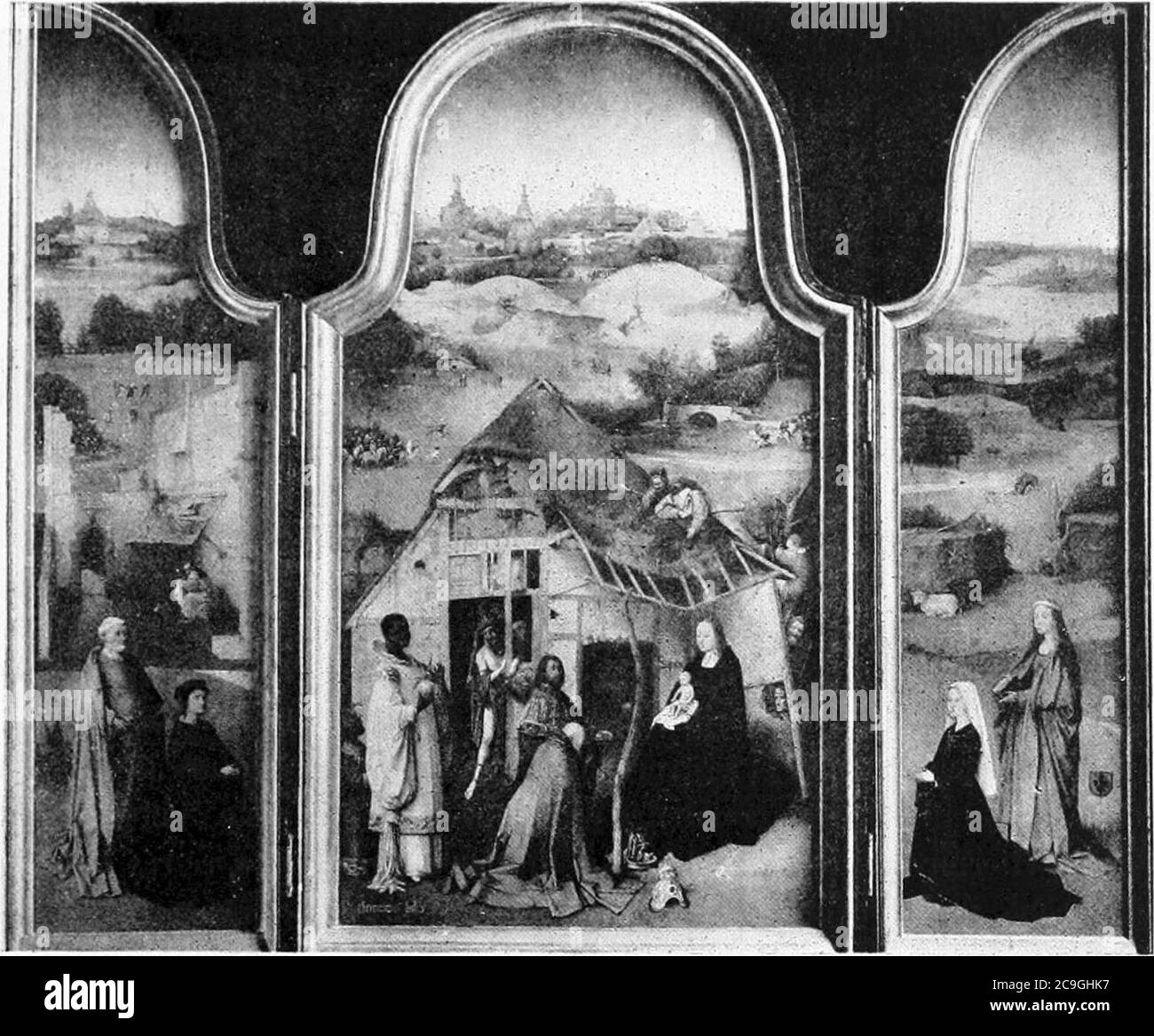 Triptych adoration magi bosch hi-res stock photography and images - Alamy