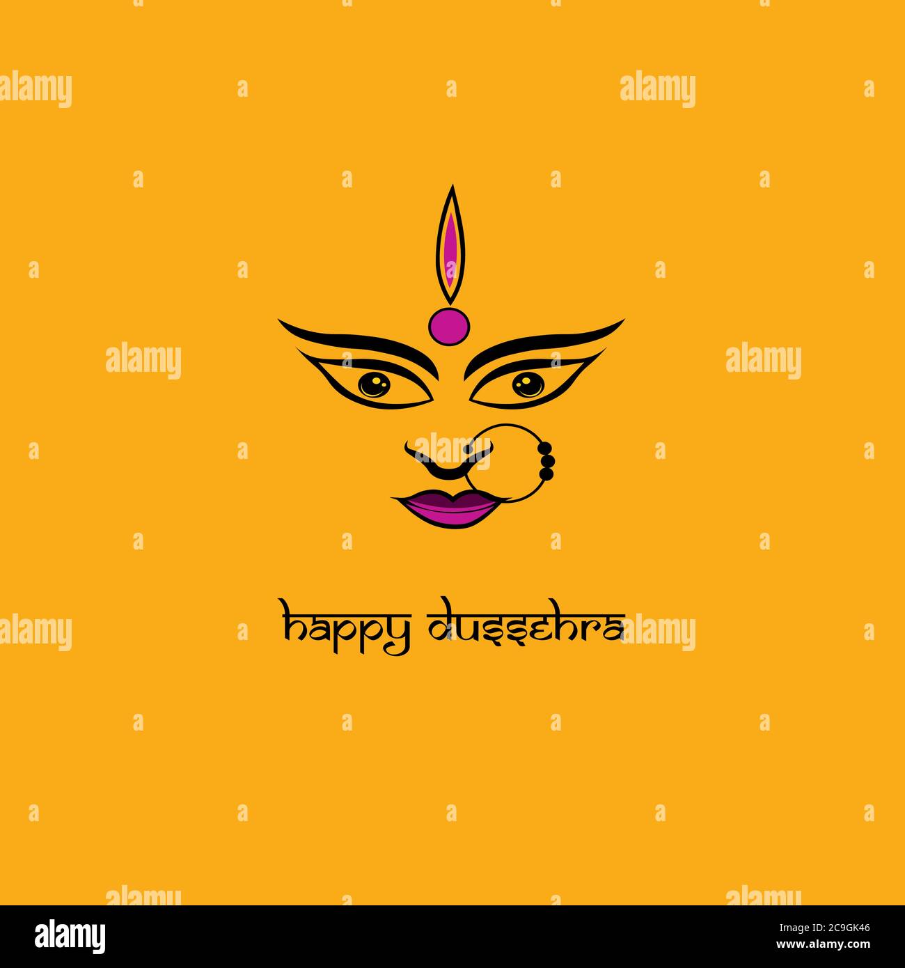 Vector Illustration of bow, arrow, and Lord Rama. Greeting card with ...