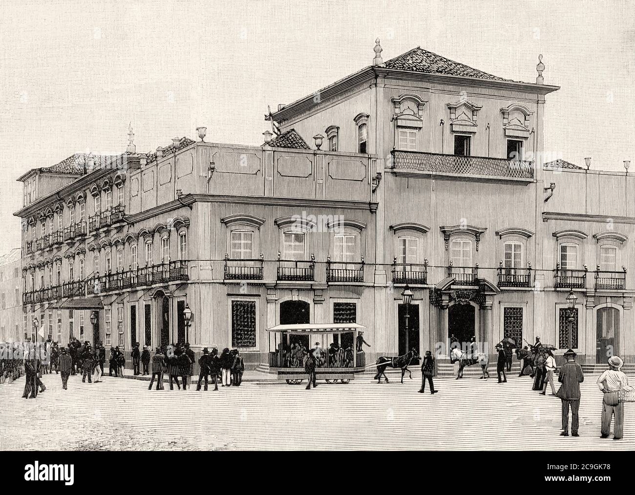 Brazilian Imperial Palace militarily occupied 16 diciembre de 1889 ...
