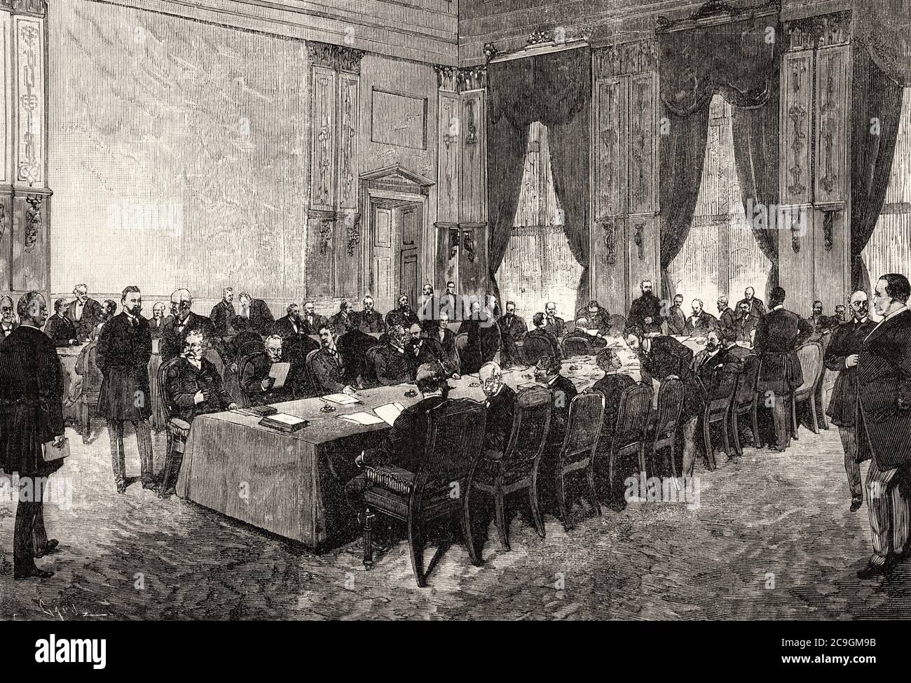 International Labor Conference of 1890 at the Palace of the Chancellery ...