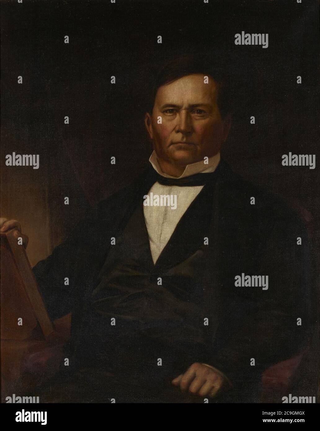 Jacob Cox - Portrait of Governor David Wallace Stock Photo - Alamy